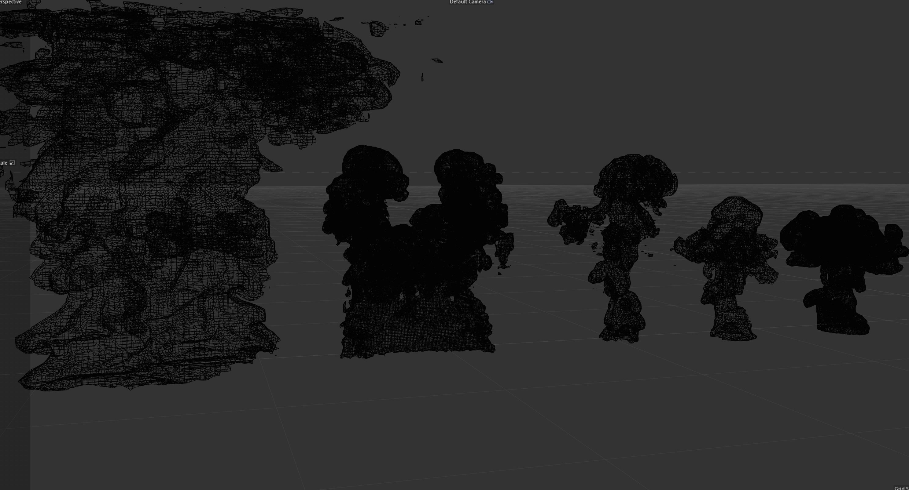 set of smoky fire explosion models 3D model | CGTrader