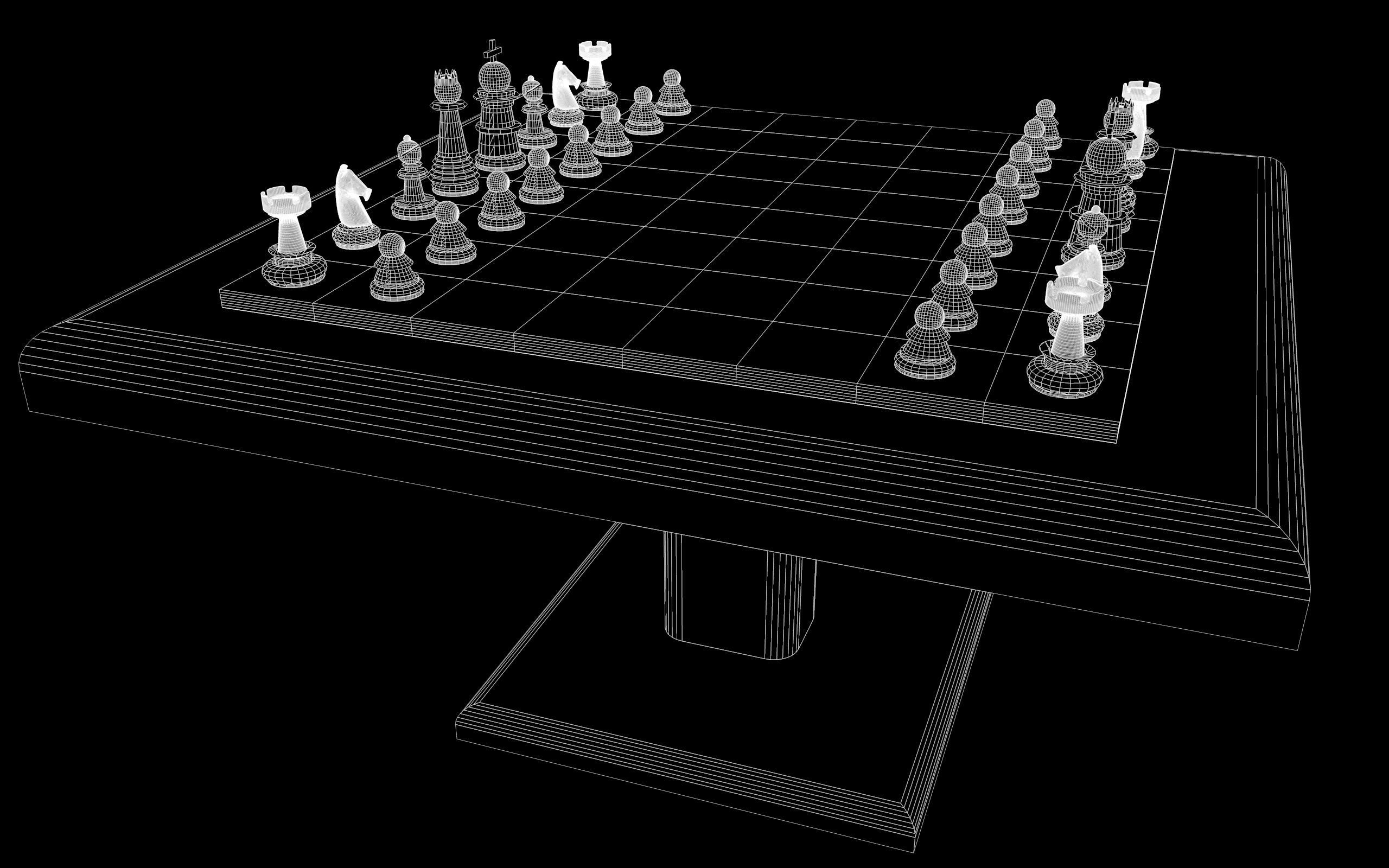 CHESS - ajedrez 3D model | CGTrader