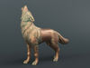 Howl Wolf 3D model 3D printable | CGTrader