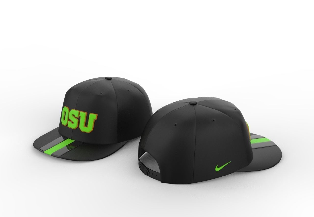 OSU Cap 3D model | CGTrader