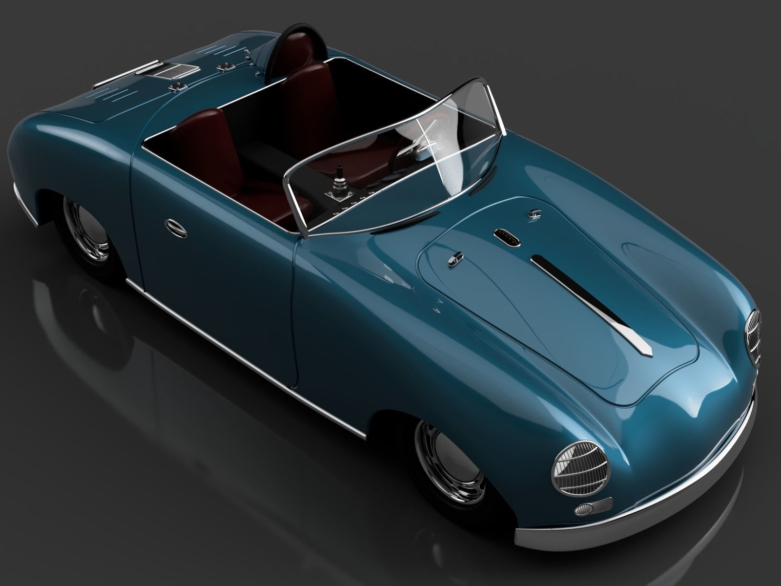 The porshe 356 model 3D model 3D printable | CGTrader