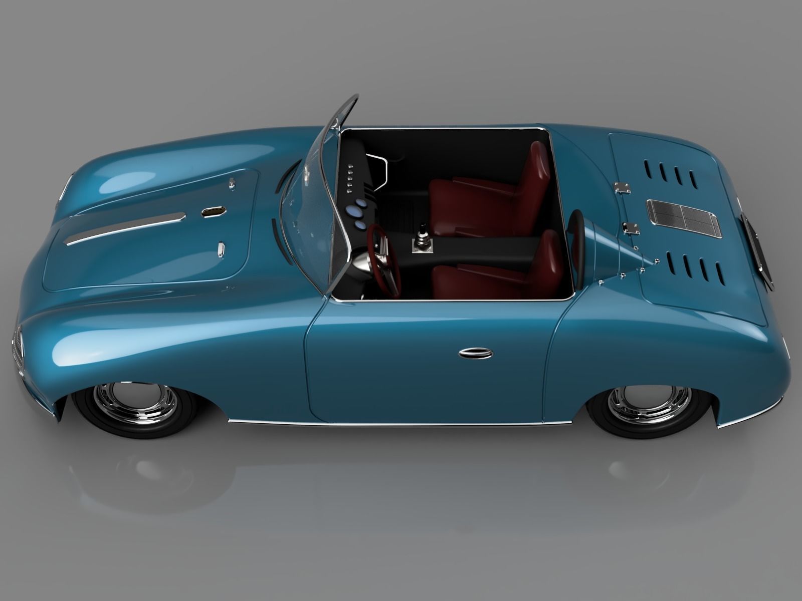 The porshe 356 model 3D model 3D printable | CGTrader