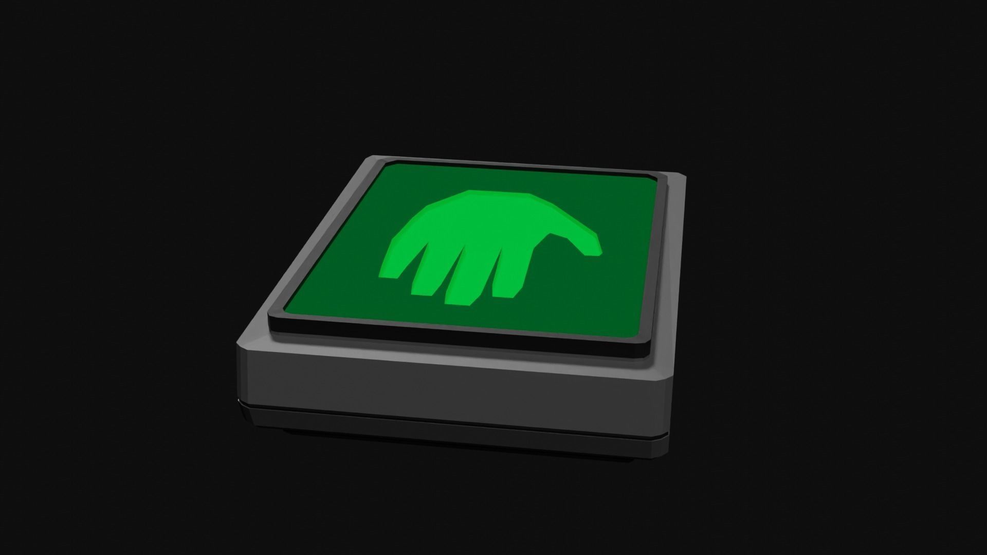 3D model Lowpoly Biometric Hand Scanner VR / AR / low-poly | CGTrader