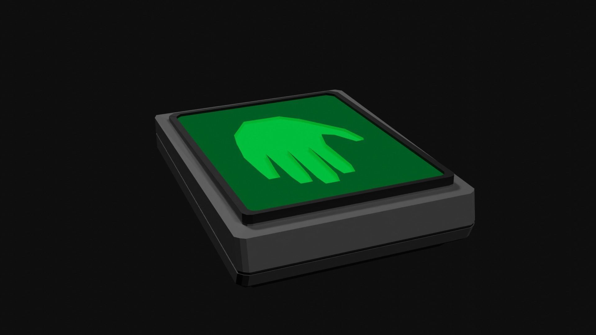 3D model Lowpoly Biometric Hand Scanner VR / AR / low-poly | CGTrader