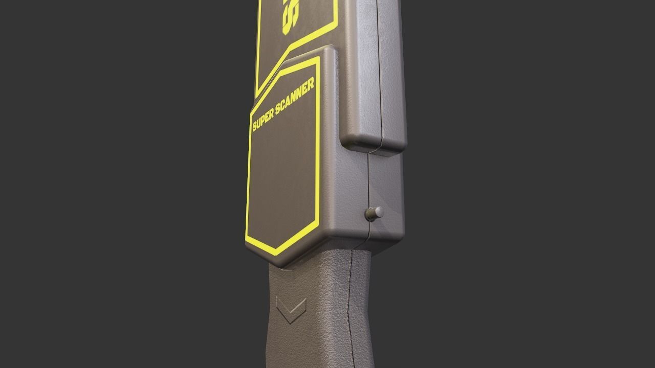 3D model Scanner star wars force awakens baton VR / AR / low-poly ...