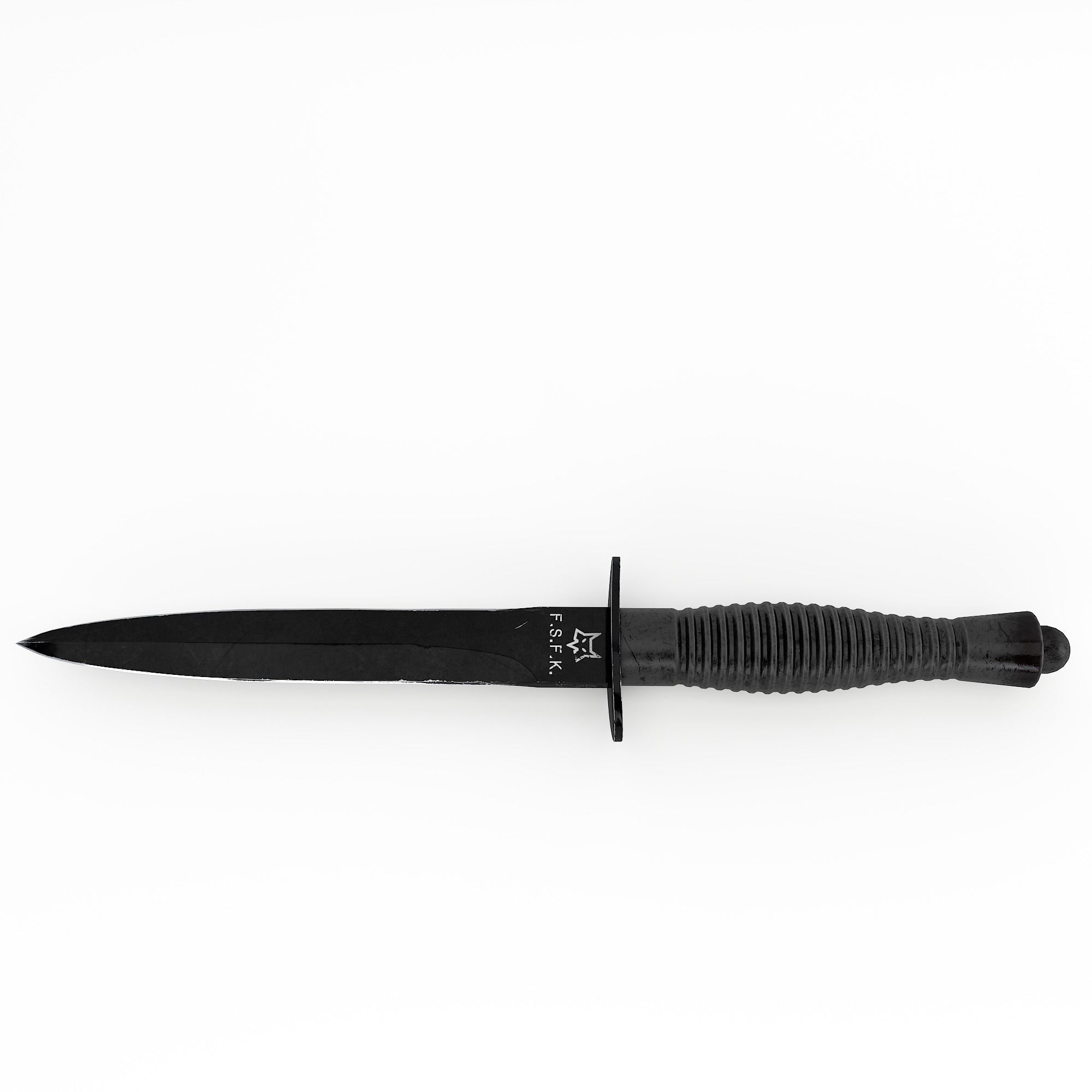 3D model Dutch Commando Dagger Knife VR / AR / low-poly | CGTrader