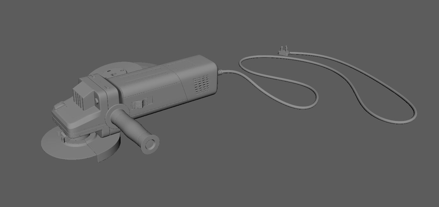 Angle Grinder 3D Model 3D model | CGTrader