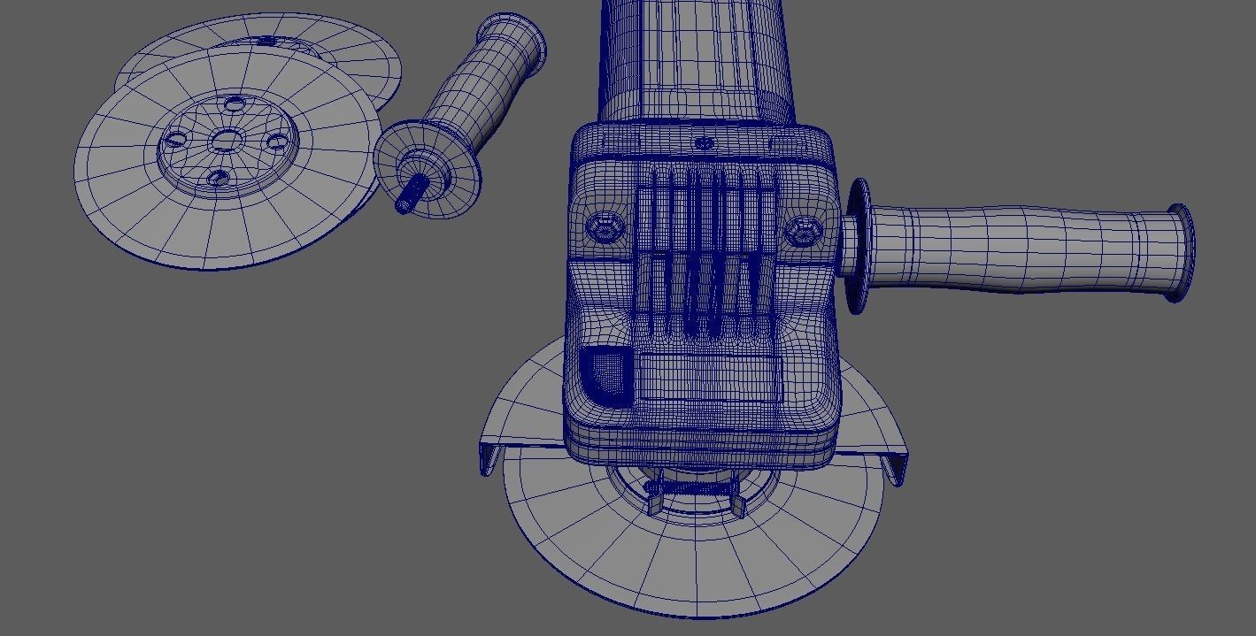 Angle Grinder 3D Model 3D model | CGTrader