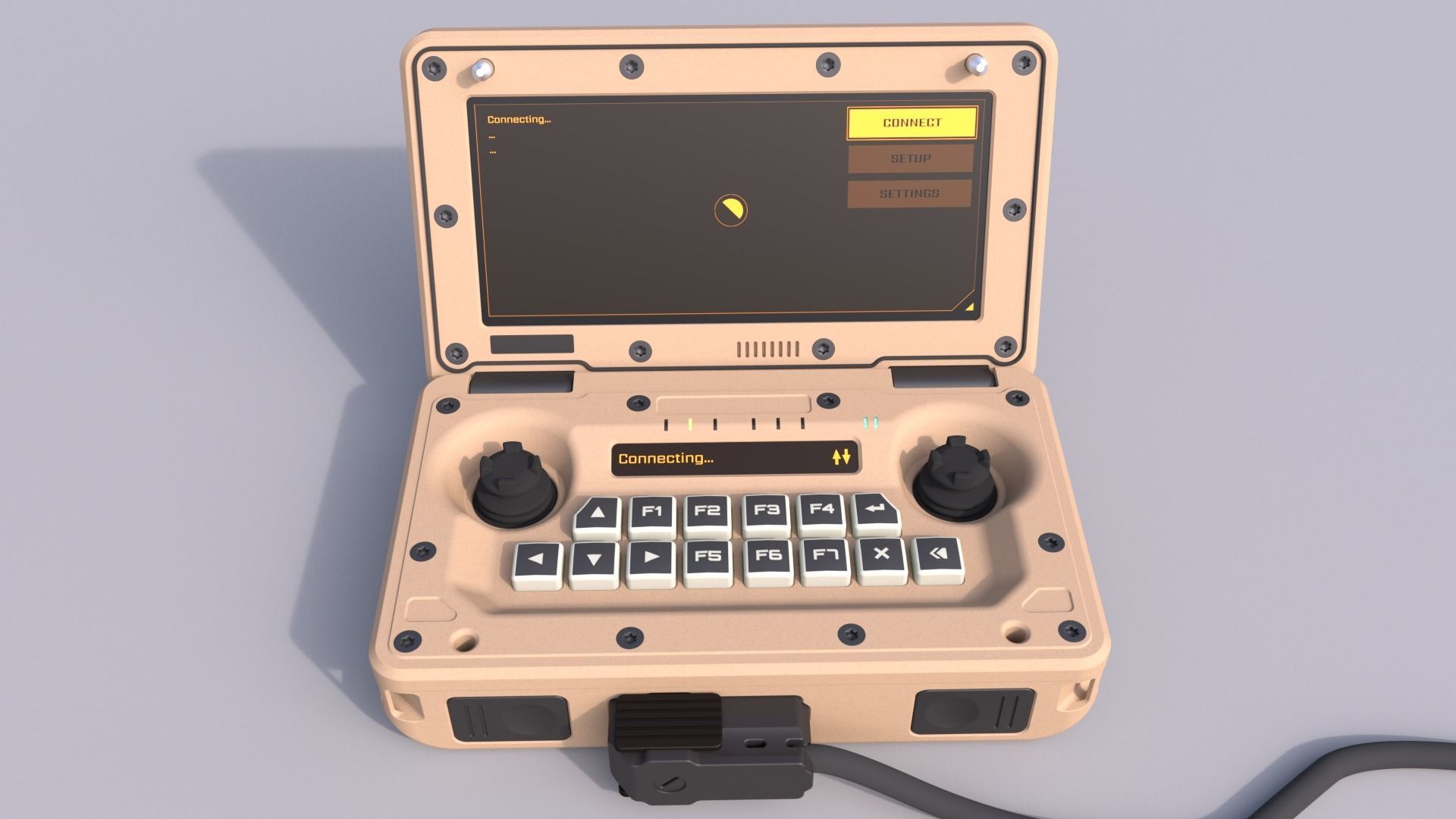 Rugged controller 3D model | CGTrader