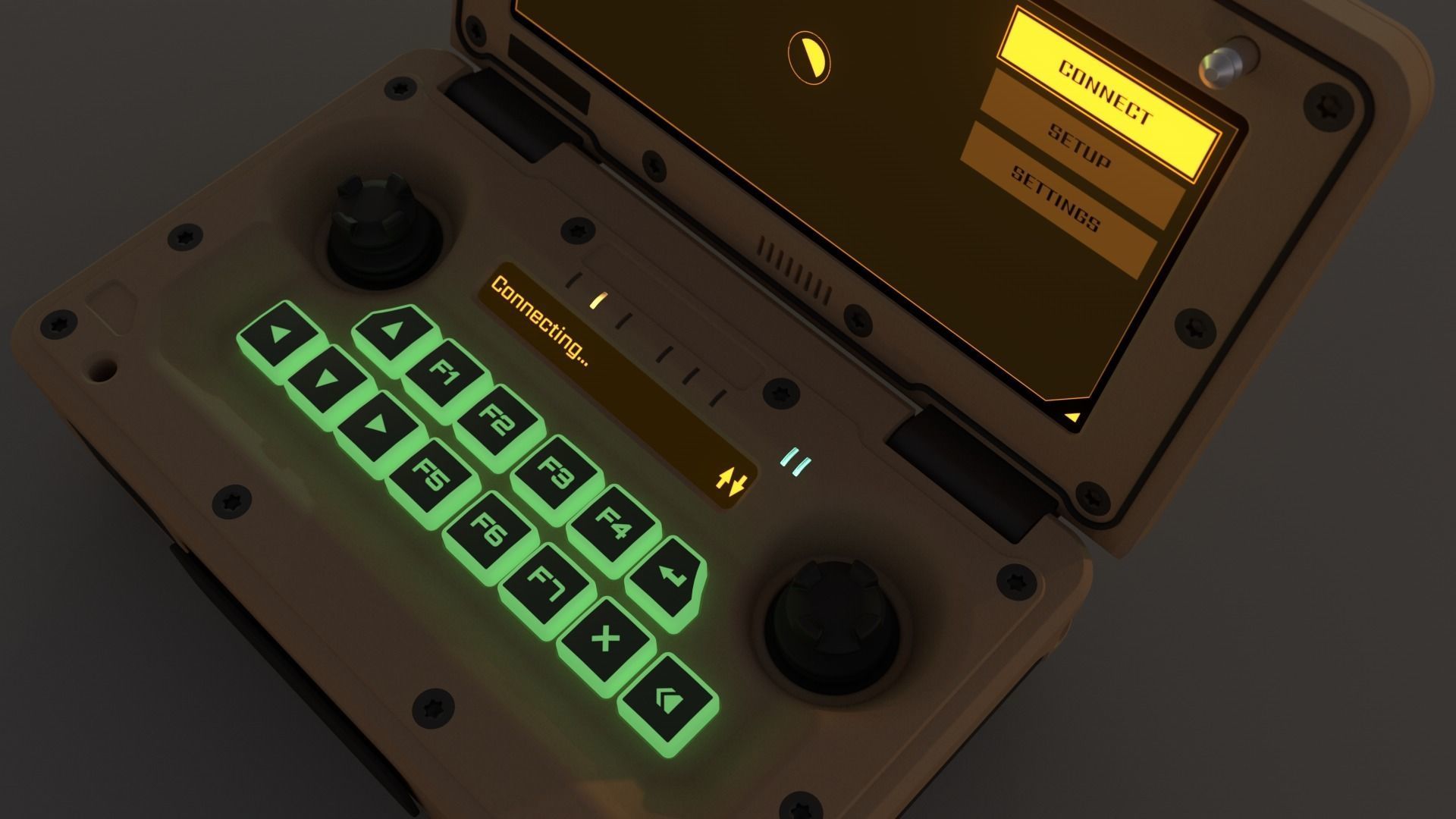 Rugged controller 3D model | CGTrader