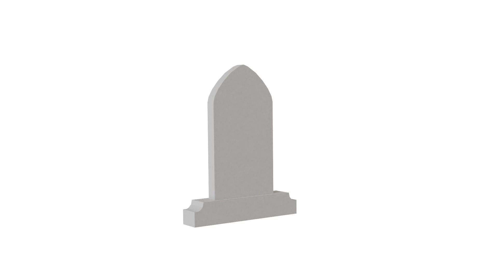 Gravestone free 3D model | CGTrader
