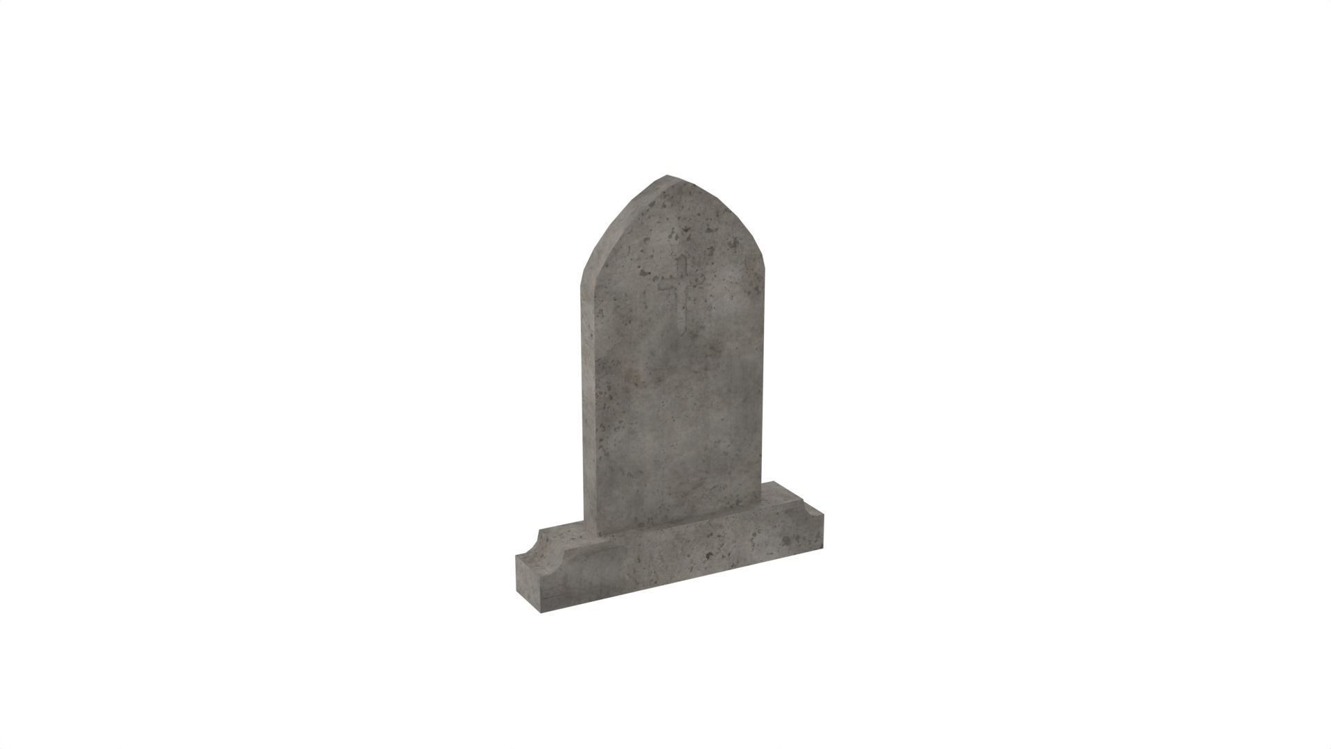 Gravestone free 3D model | CGTrader