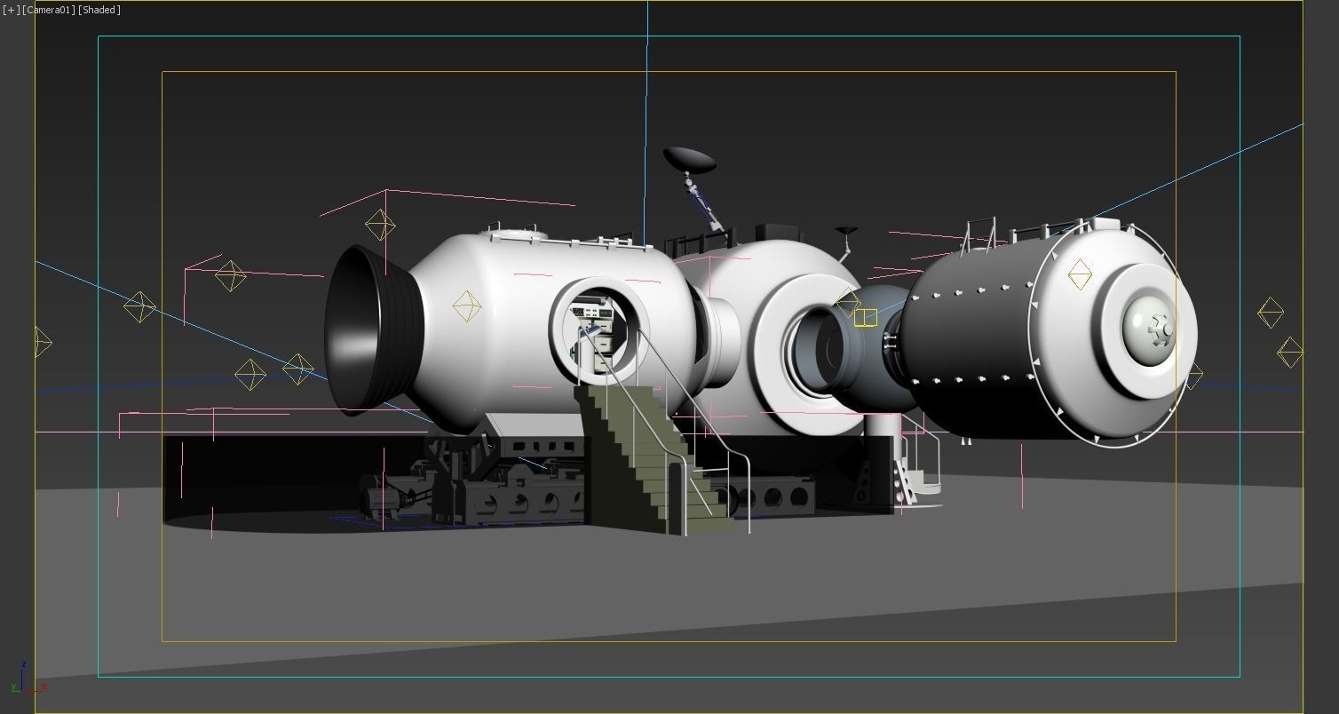 Spacecraft simulator 3D model | CGTrader
