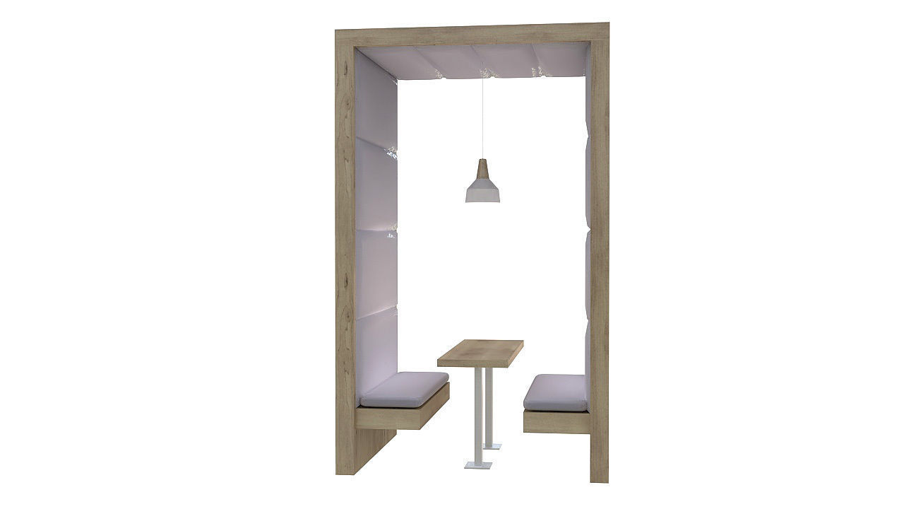 Table in a box 3D model | CGTrader