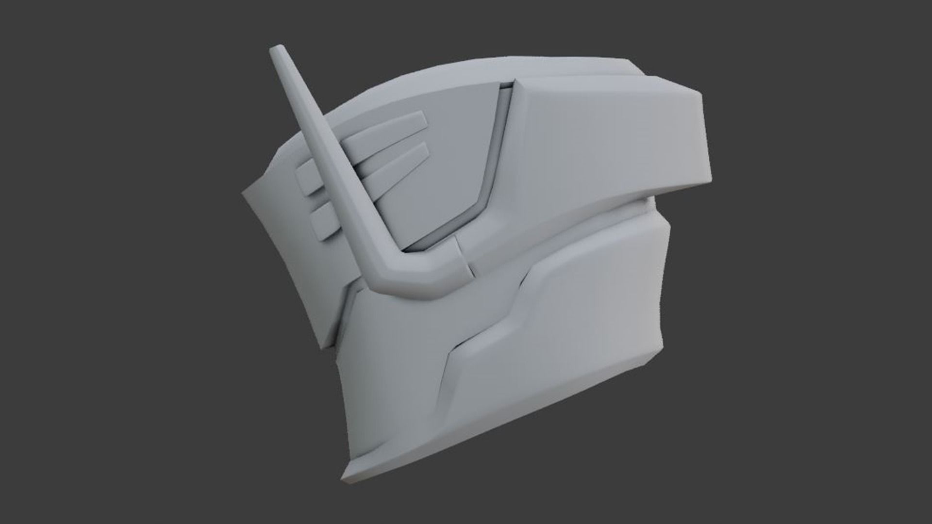 SciFi Helmet Base Mesh SCH3 3D model | CGTrader