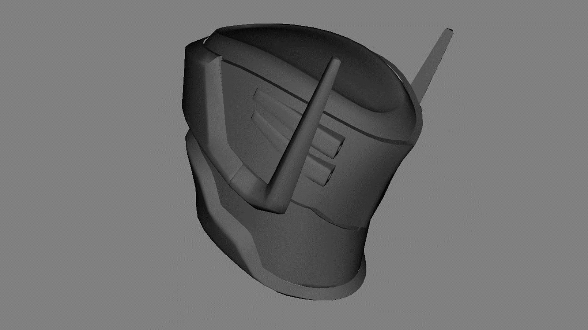 SciFi Helmet Base Mesh SCH3 3D model | CGTrader