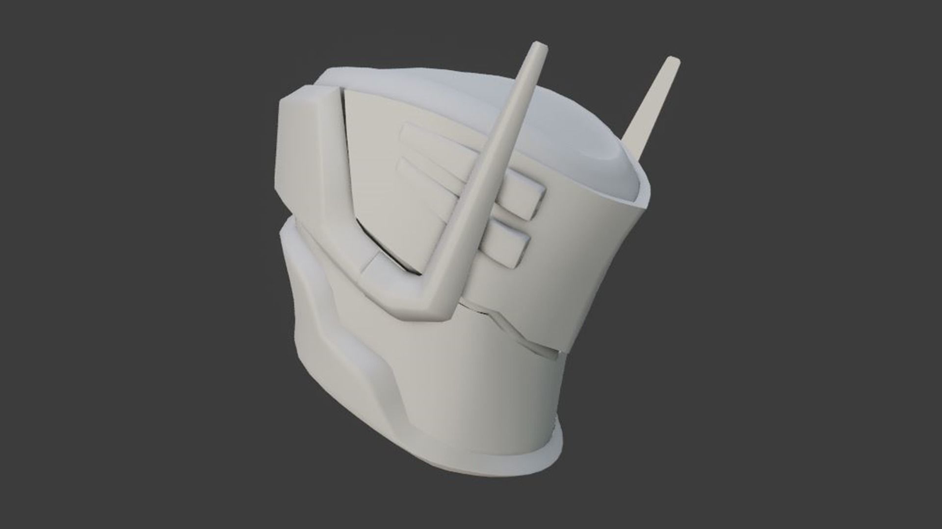SciFi Helmet Base Mesh SCH3 3D model | CGTrader