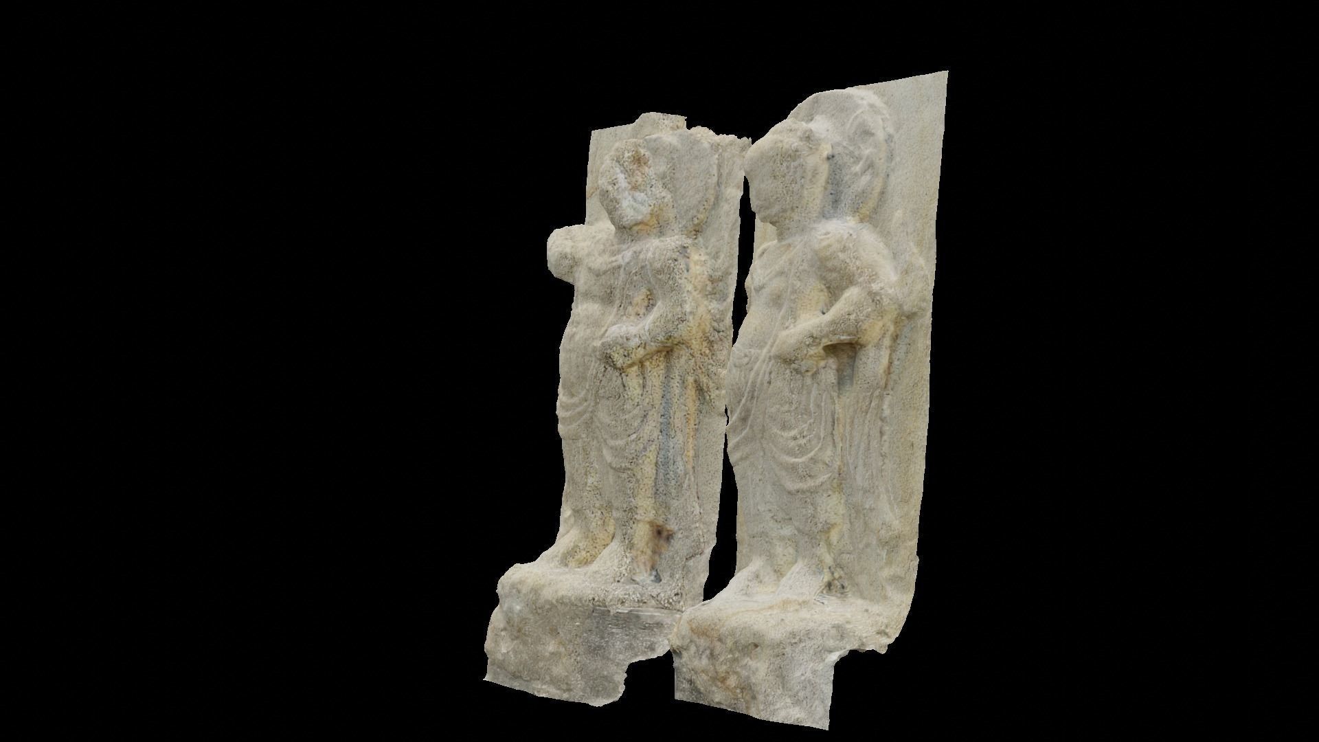 Korean Traditional Stone Relievo 3D model | CGTrader