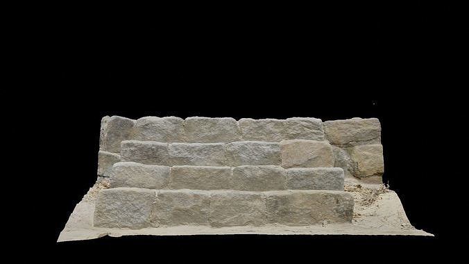 Stone Steps 3D model | CGTrader