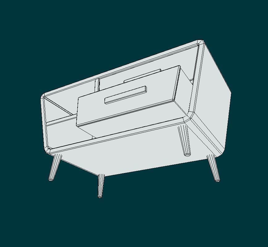 3D model Stylized Drawer VR / AR / low-poly | CGTrader