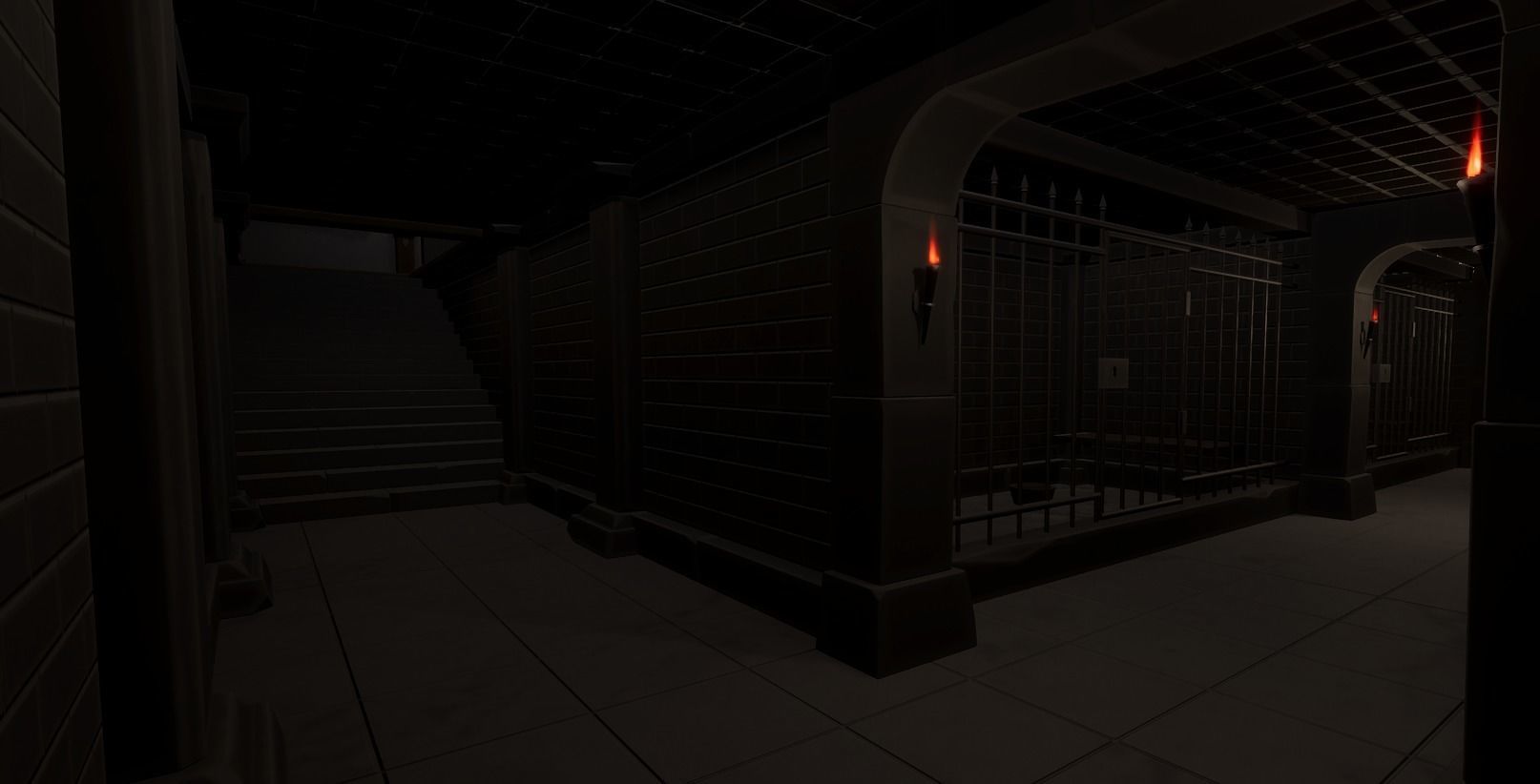 3D model Stylized Fantasy Prison Level Kit Interior and Exterior VR ...