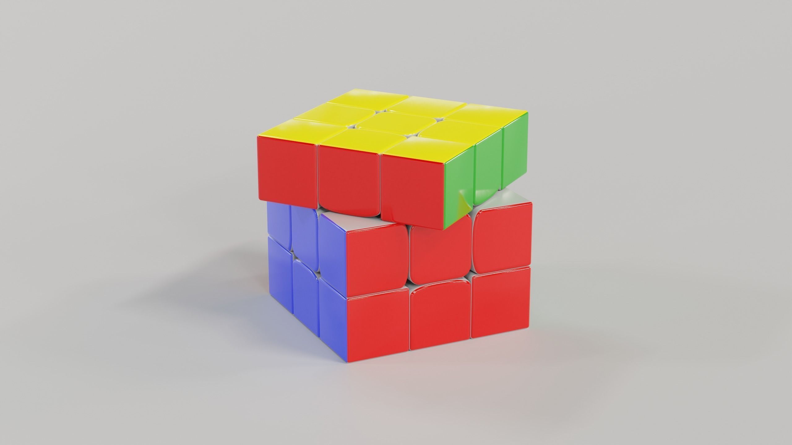 3x3 Speed Cube 3D model | CGTrader