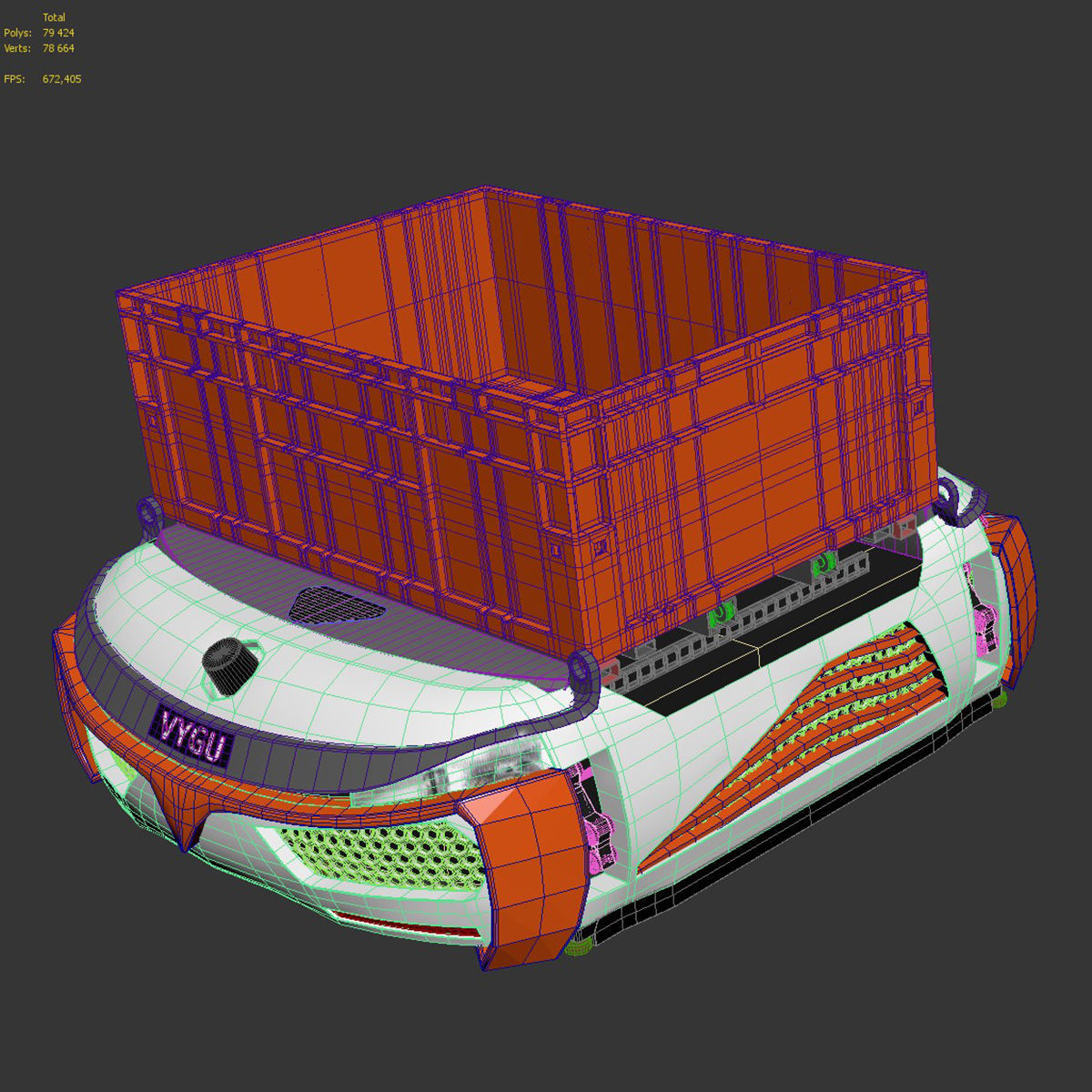 AGV Robot Skypod Exotec new 3D model | CGTrader