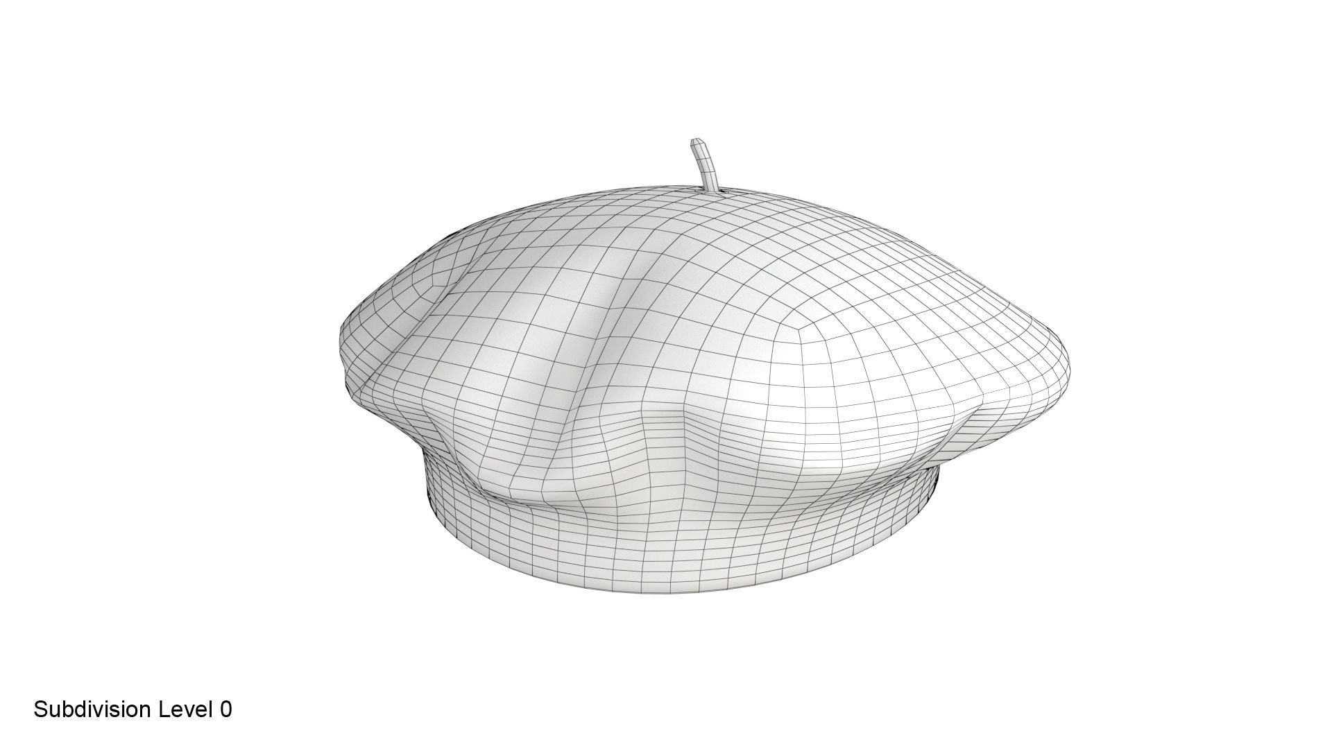 Beret hat 3D model | CGTrader