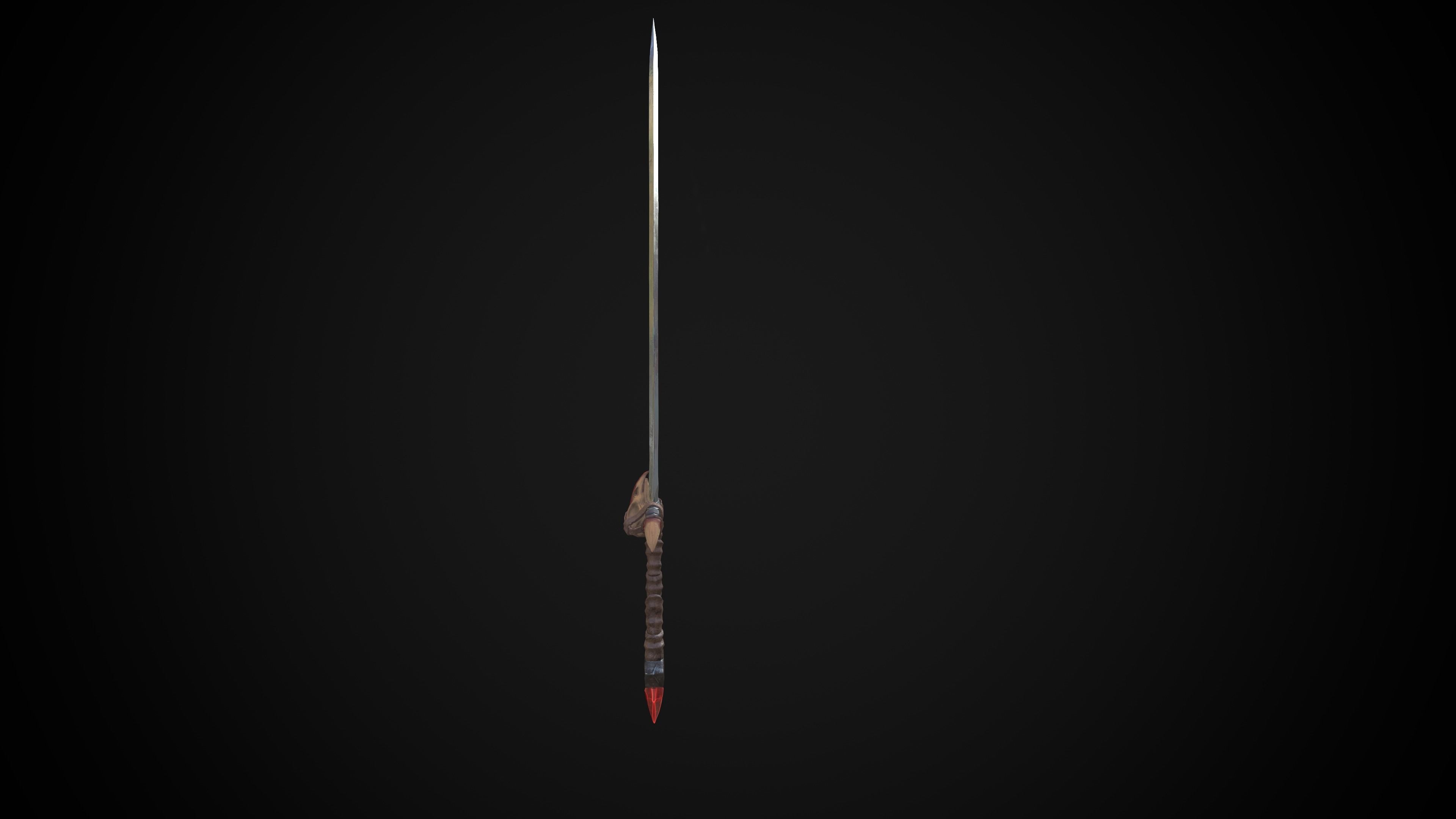 3D model Crow Sword VR / AR / low-poly | CGTrader
