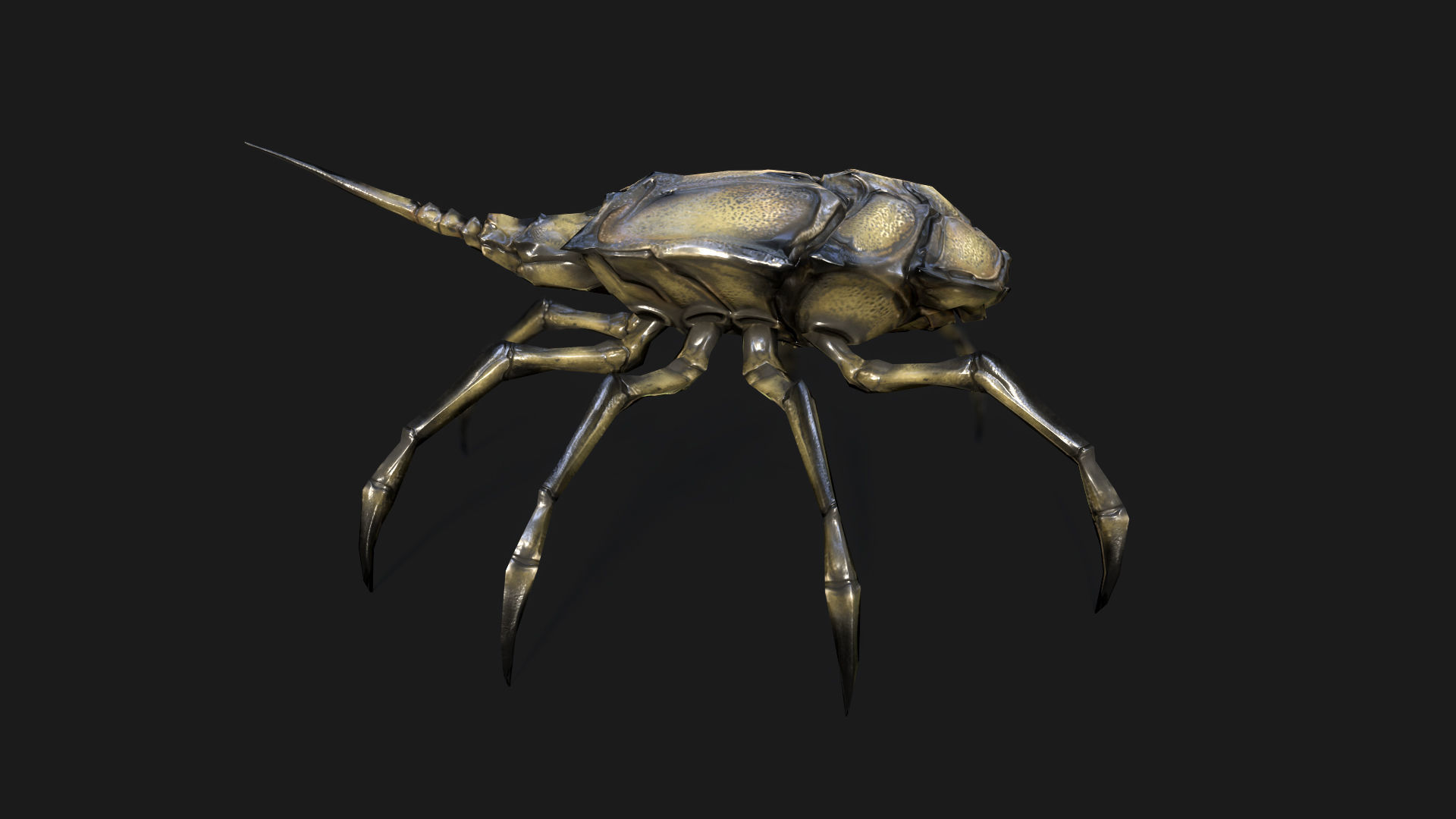 3D model Insect Crawler VR / AR / low-poly rigged animated | CGTrader