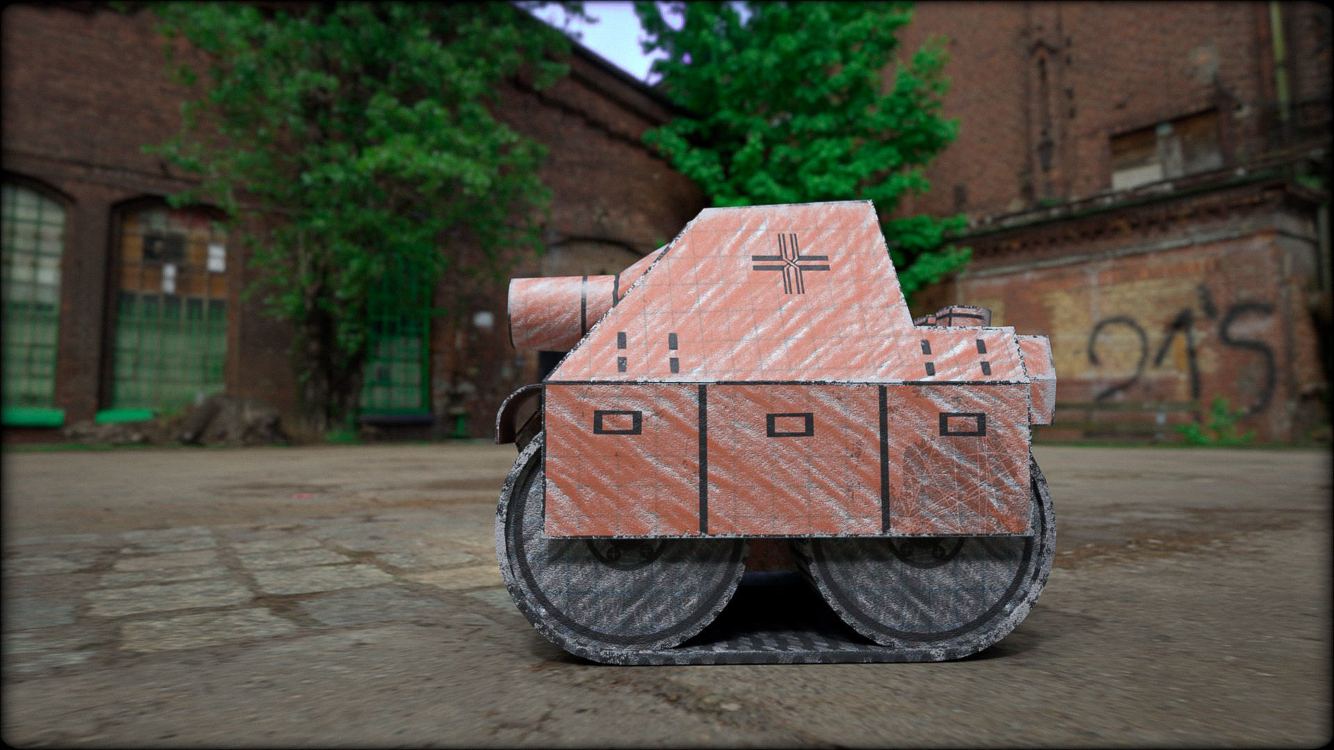 3D model Paper Tanks VR / AR / low-poly | CGTrader