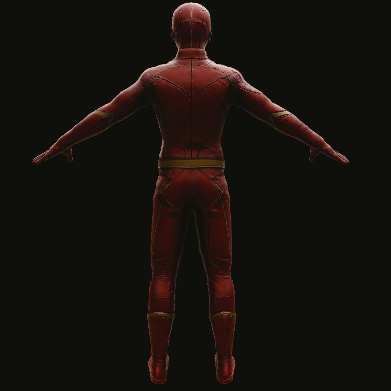 flash berry 3D model rigged | CGTrader