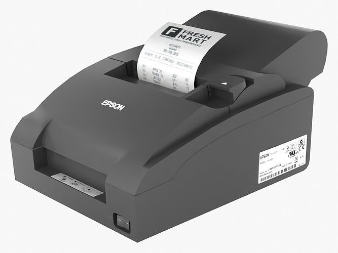 3D model Printer Slip VR / AR / low-poly | CGTrader