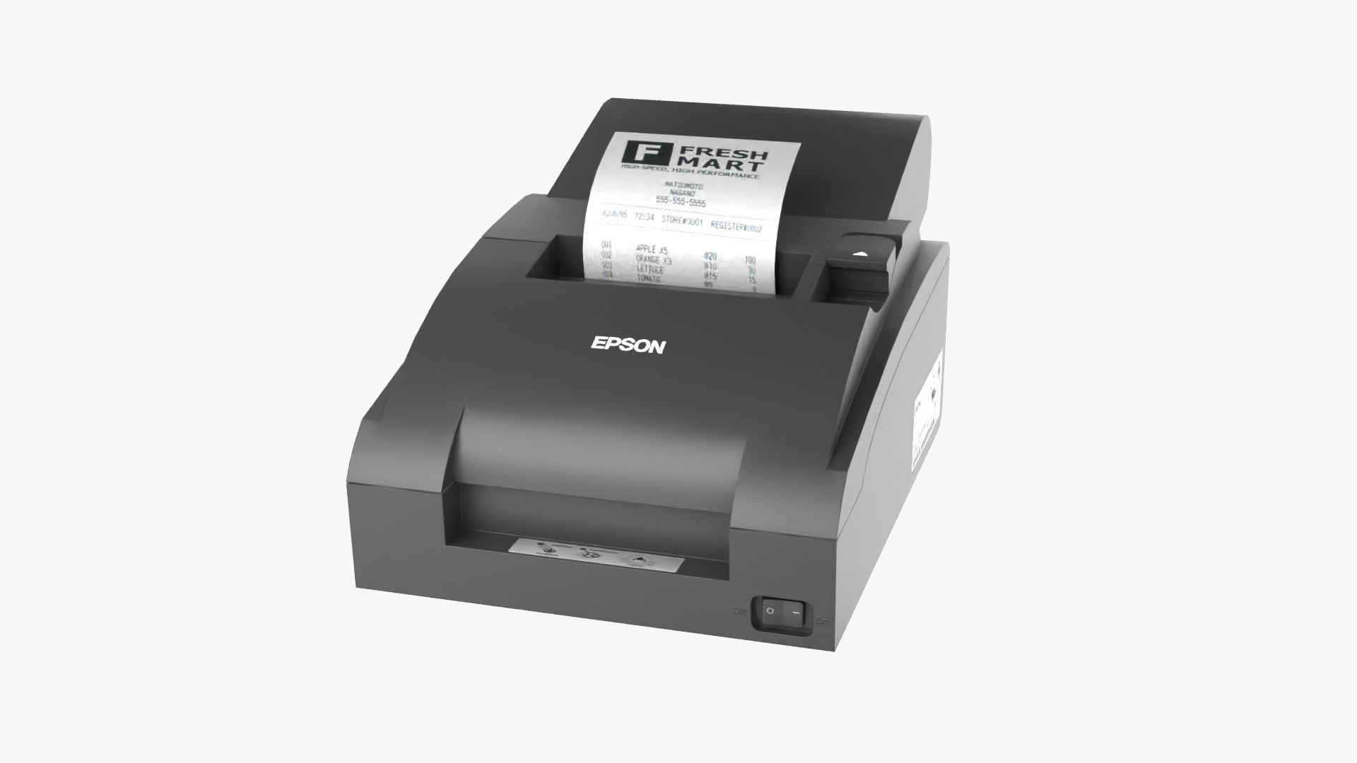 3D model Printer Slip VR / AR / low-poly | CGTrader