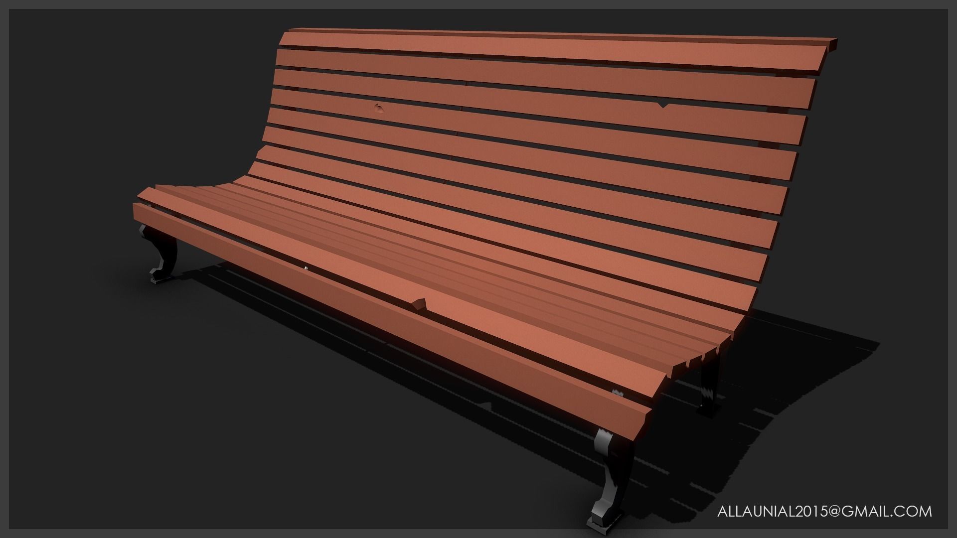 3D model Benches Low Poly Set VR / AR / low-poly | CGTrader