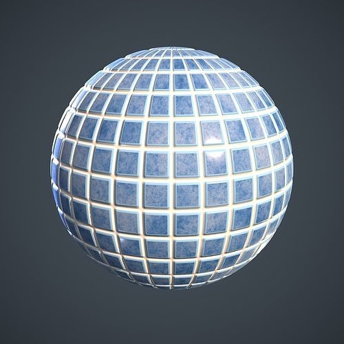 Texture Realistic Tile Pool - PBR materials Texture VR / AR / low-poly ...