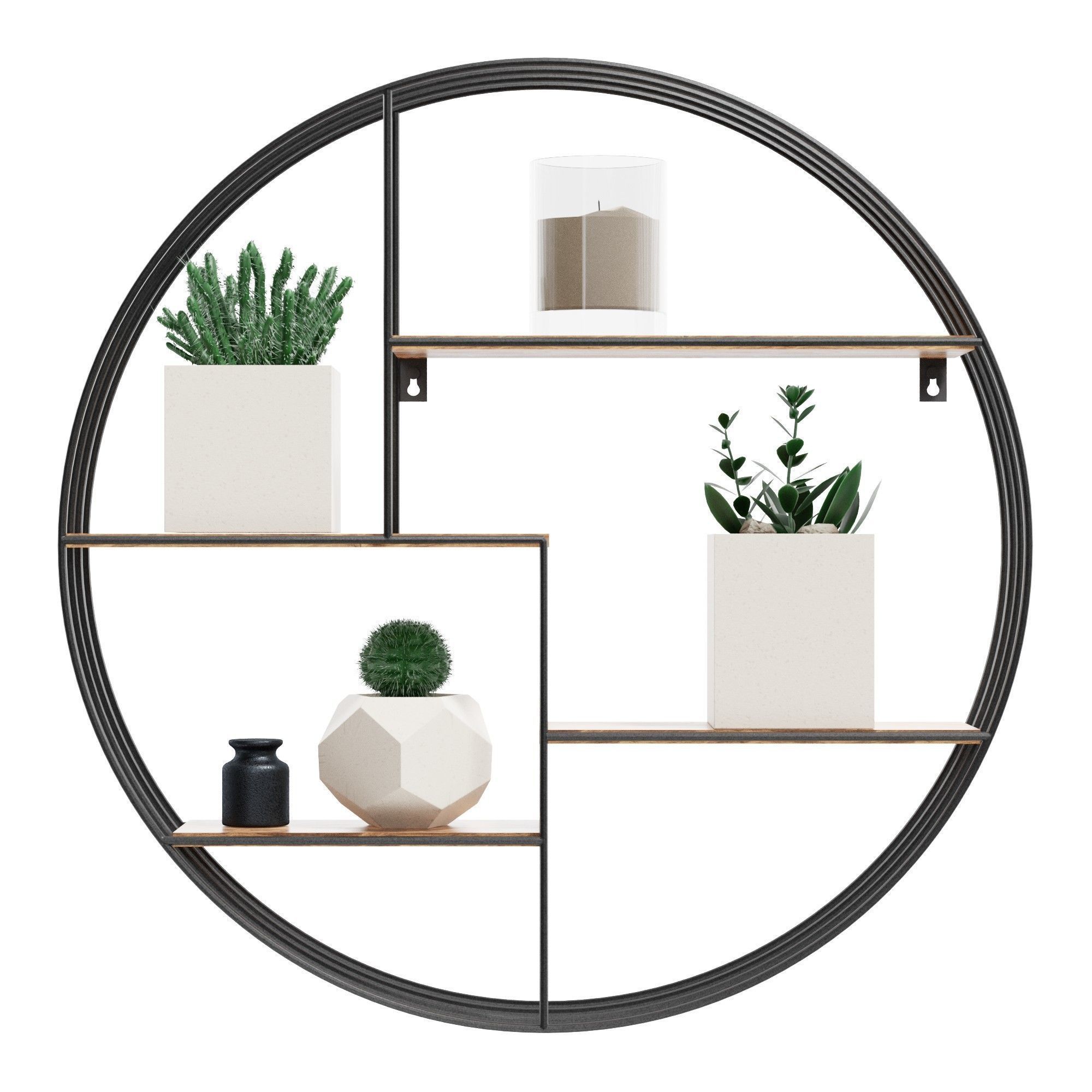 Round shelf 3D model | CGTrader