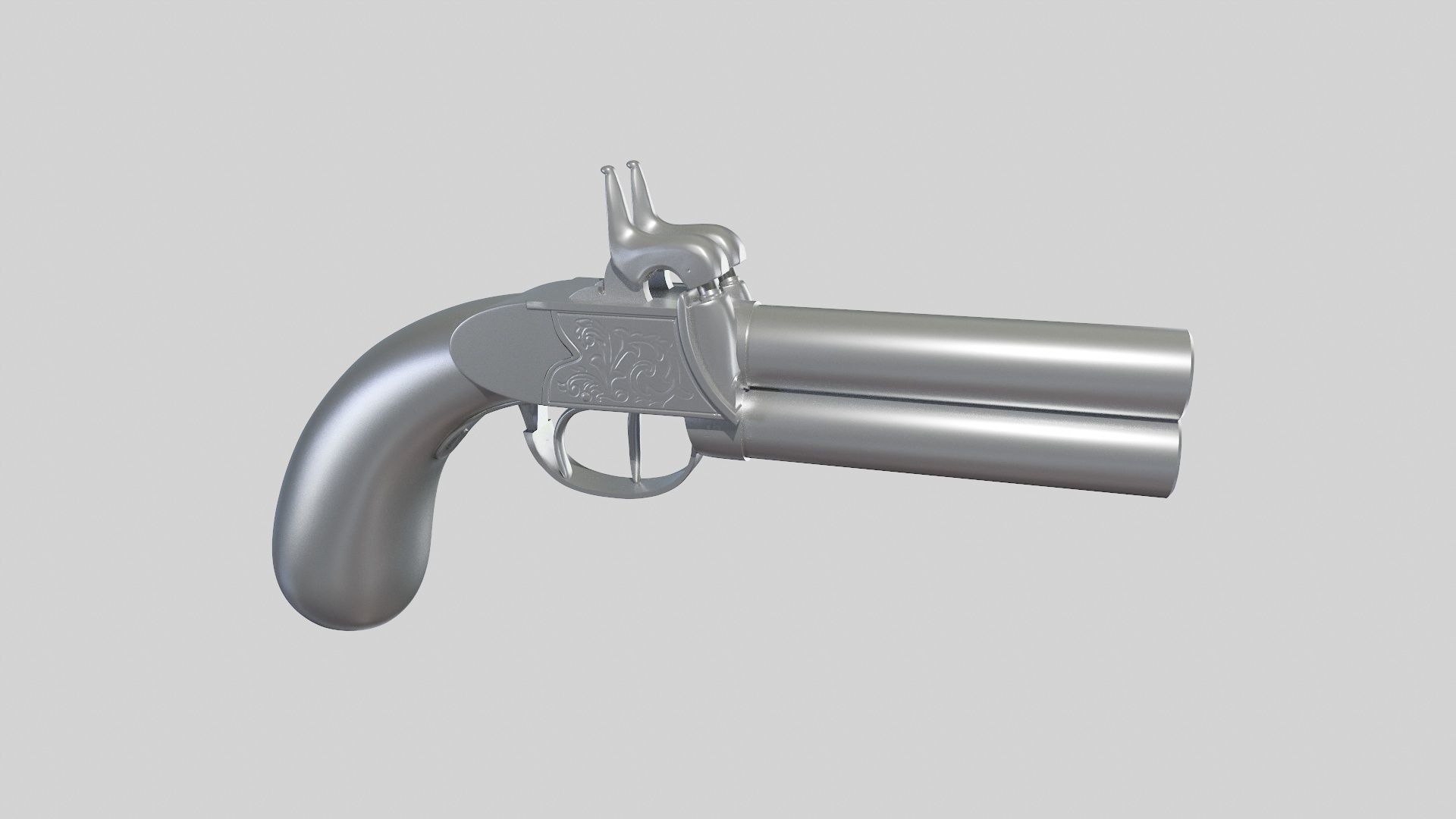 Old gun 3D model | CGTrader