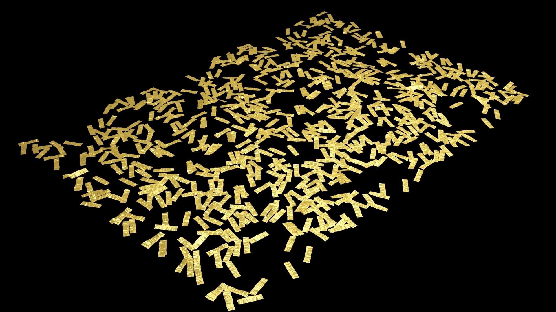 Party Confetti 3D model | CGTrader