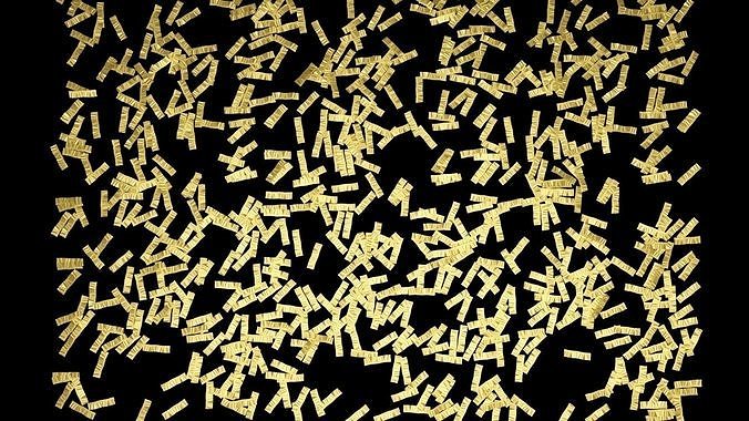 Party Confetti 3D model | CGTrader