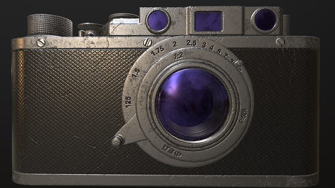 3D model FED-1 camera VR / AR / low-poly | CGTrader