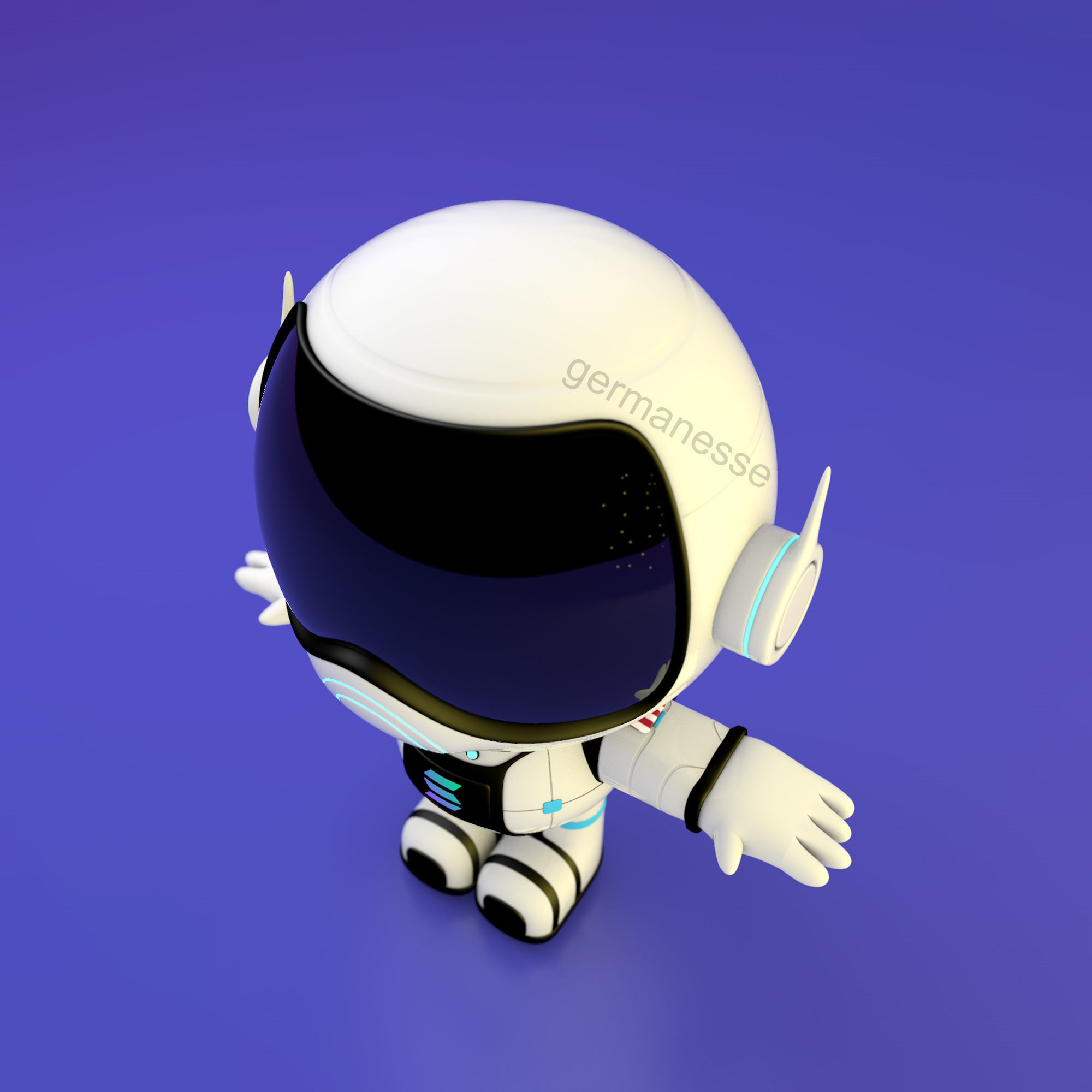 NFT Astronaut Character 3D model | CGTrader