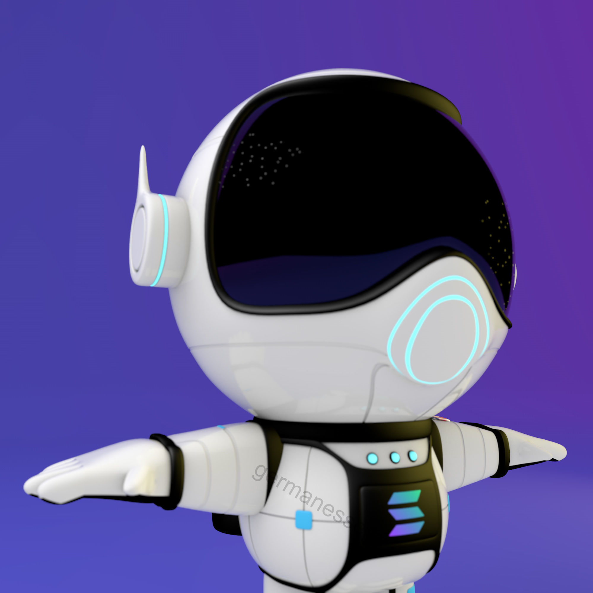 NFT Astronaut Character 3D model | CGTrader