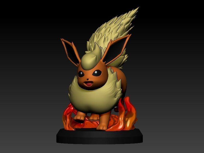 Pokemon flareon 3D model 3D printable | CGTrader