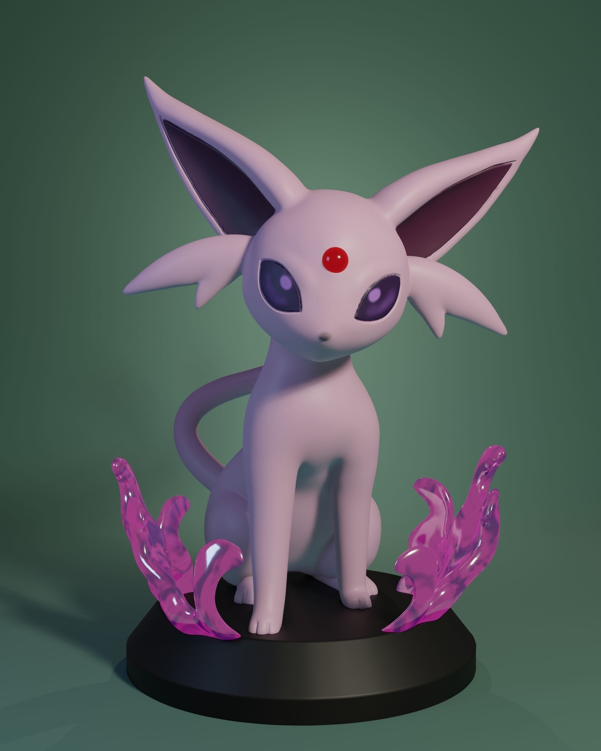 Pokemon espeon 3D model 3D printable | CGTrader