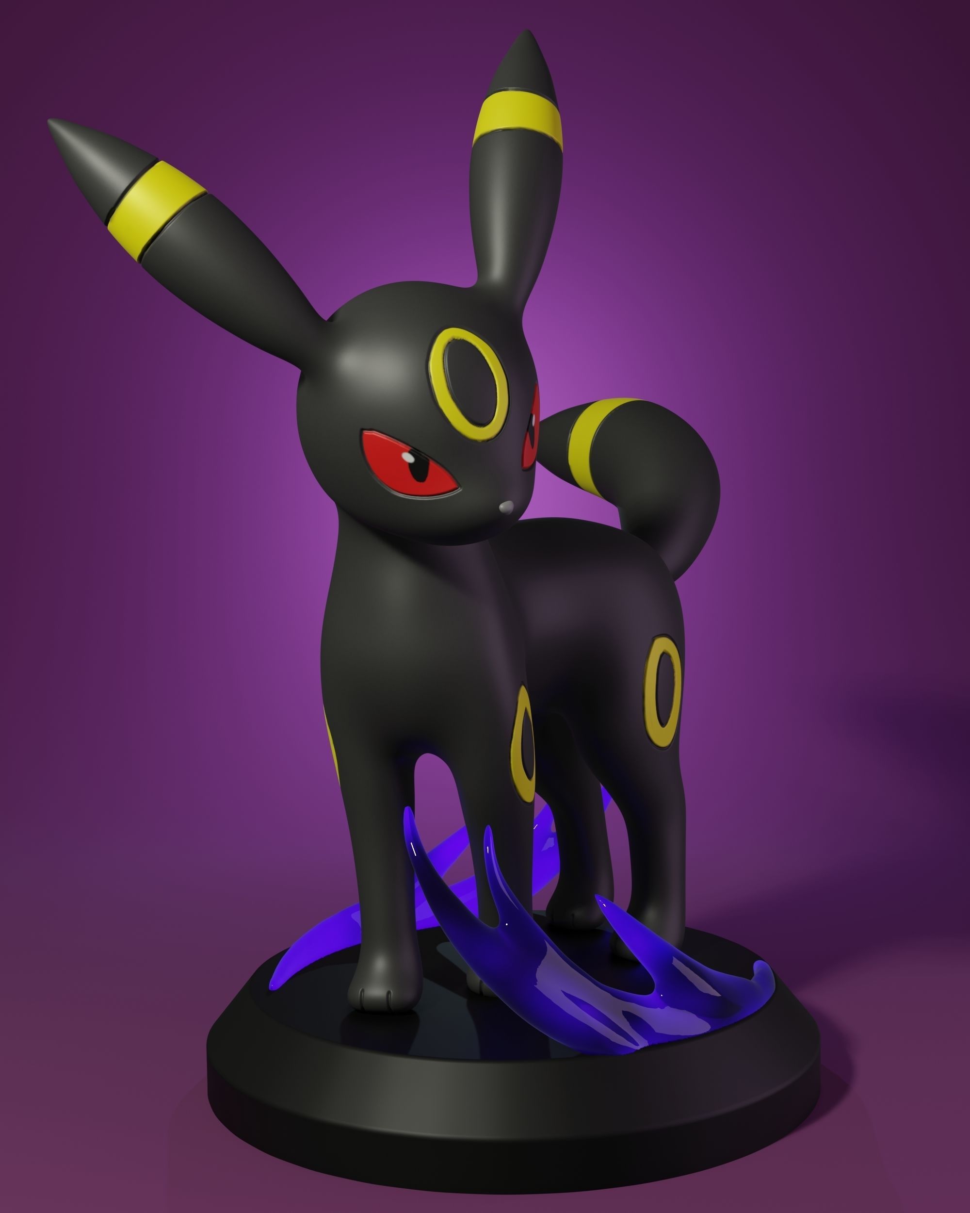 Pokemon umbreon 3D model 3D printable | CGTrader