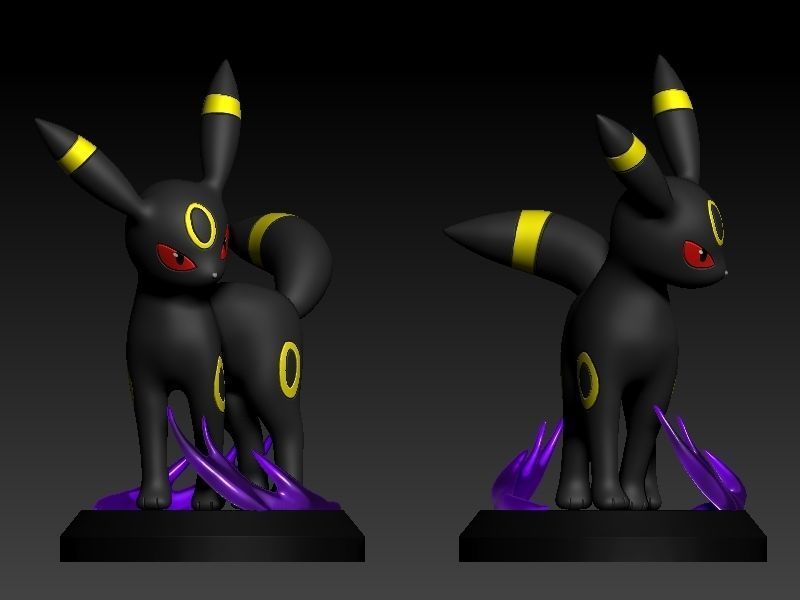 Pokemon umbreon 3D model 3D printable | CGTrader