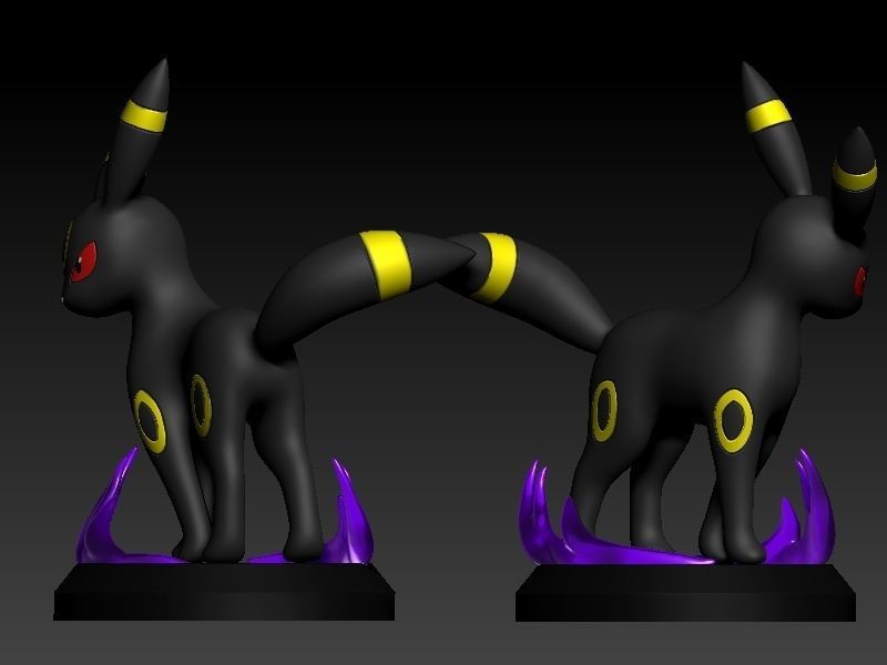Pokemon umbreon 3D model 3D printable | CGTrader