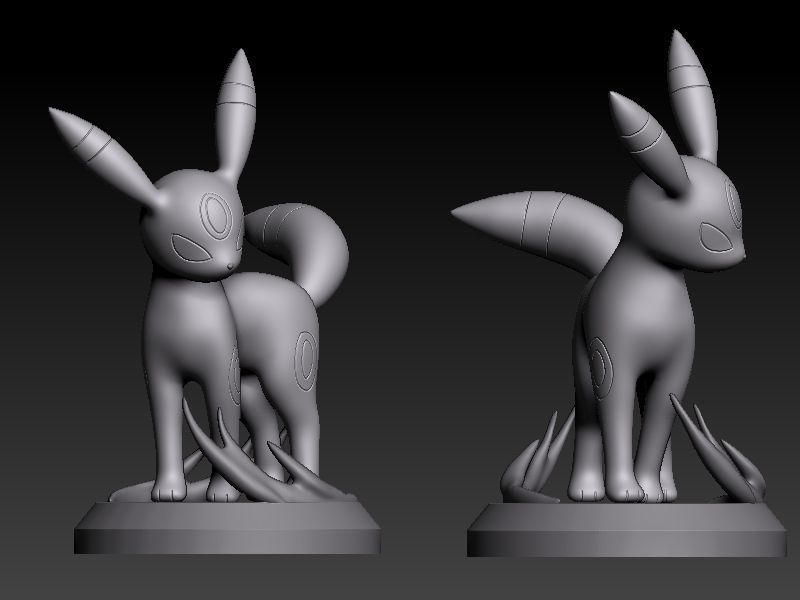 Pokemon umbreon 3D model 3D printable | CGTrader