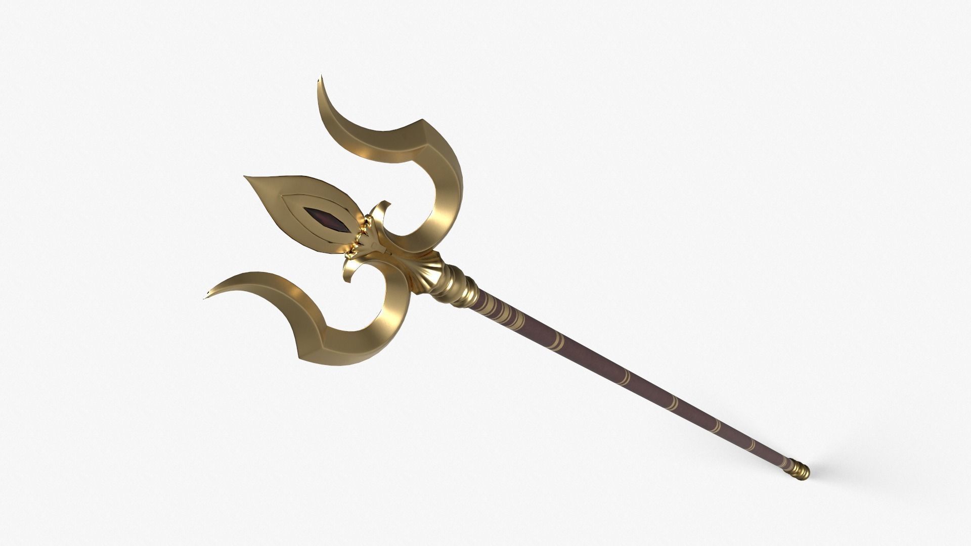 3D model Trishul in gold VR / AR / low-poly | CGTrader